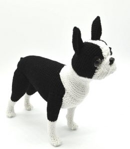 Boston Terrier Dog Free Amigurumi Pattern – Handmadecraft