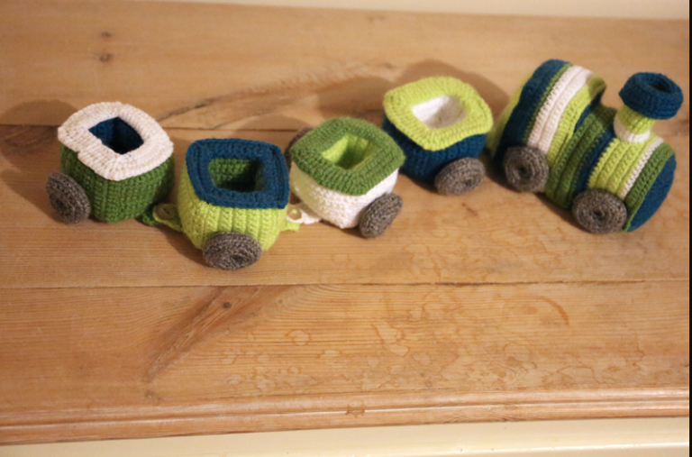 Amigurumi Train Toy Free Crochet Pattern – Handmadecraft