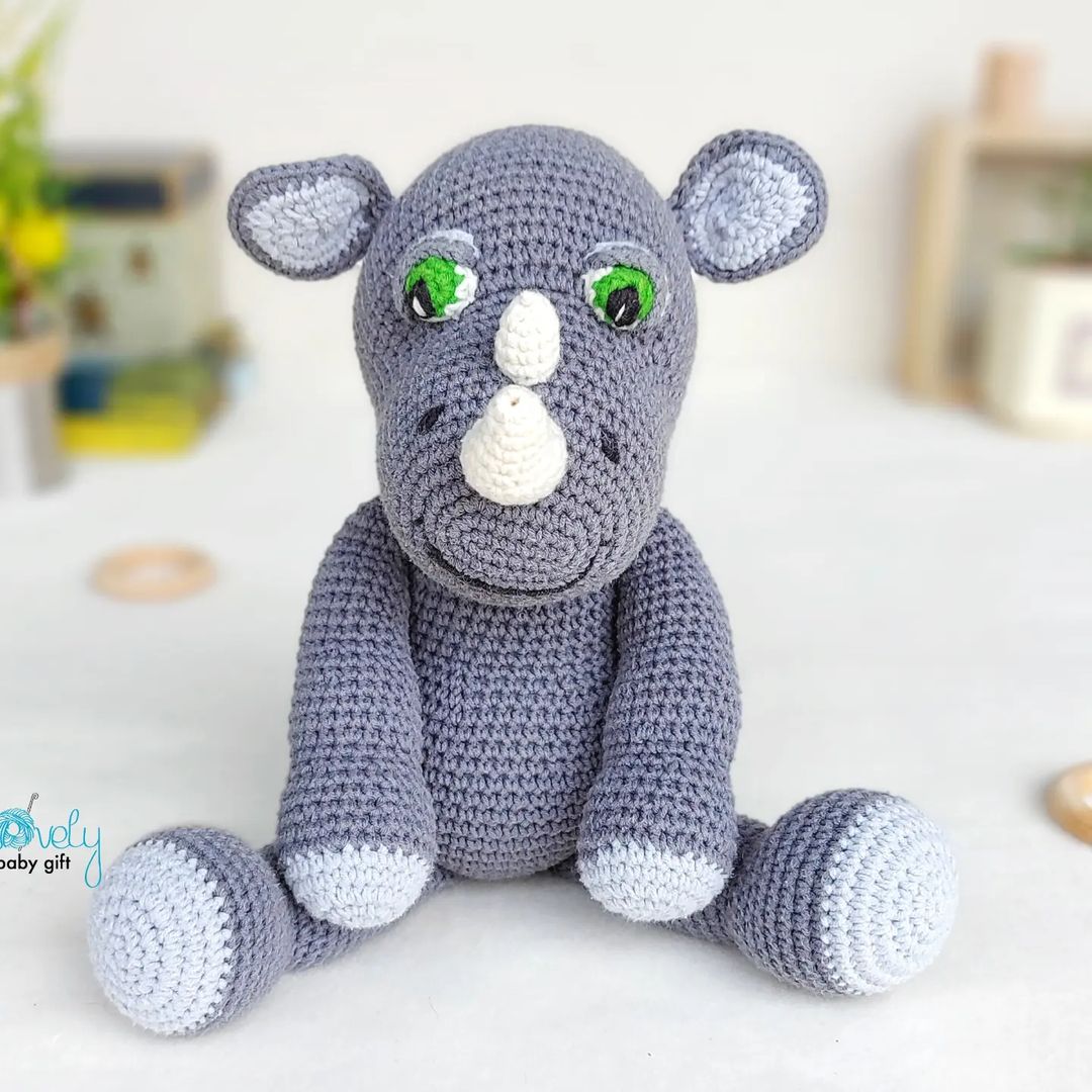 Amigurumi Crochet Rhino Free Crochet Pattern – Handmadecraft