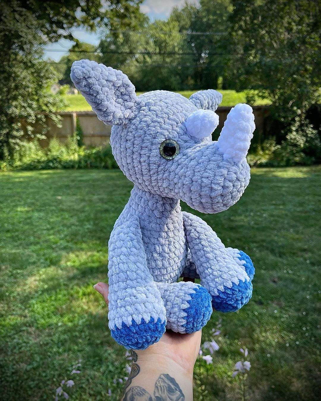 Amigurumi Crochet Rhino Free Crochet Pattern – Handmadecraft