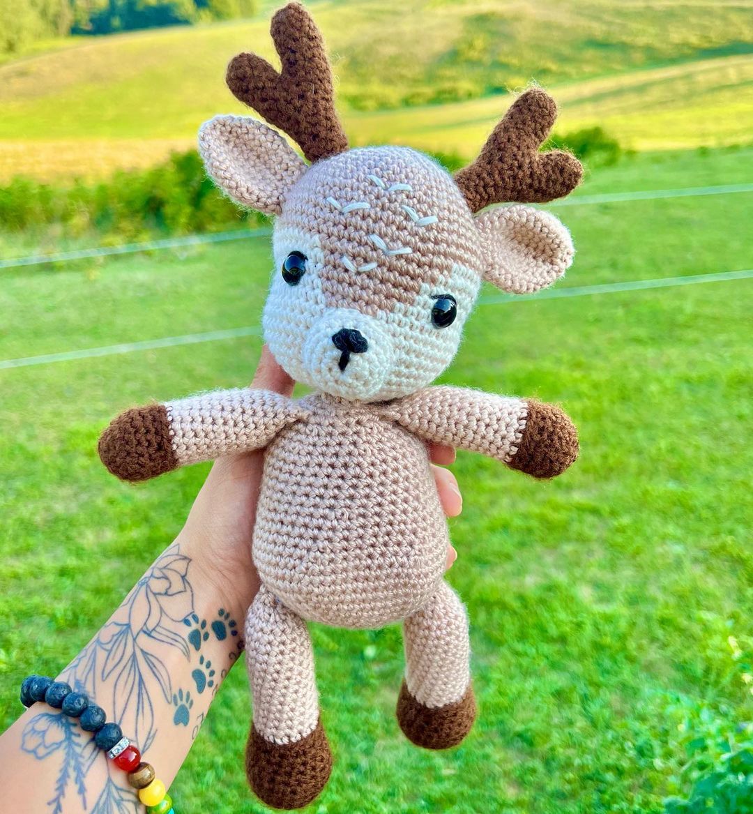 Amigurumi Marshmallow Deer Free Crochet Pattern – Handmadecraft