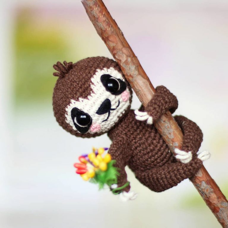 Amigurumi Zippy the Baby Sloth Crochet Free Pattern – Handmadecraft