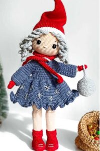 Amigurumi Crochet Christmas Doll Mandy Free Pattern – Handmadecraft