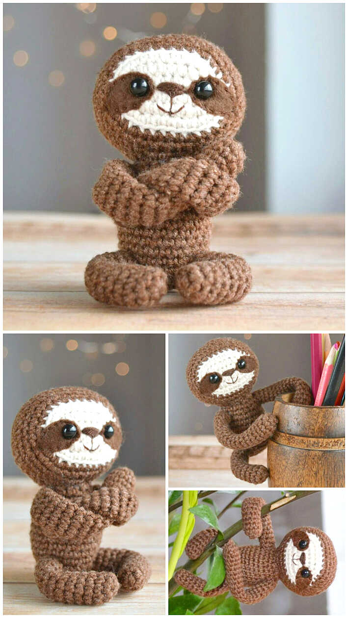 Amigurumi Crochet Sloth Free Pattern – Handmadecraft