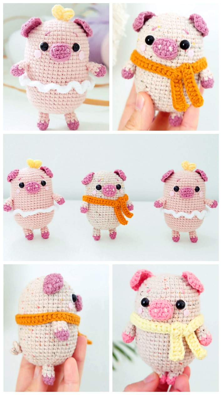 Amigurumi Cute Pig Crochet Free Pattern – Handmadecraft