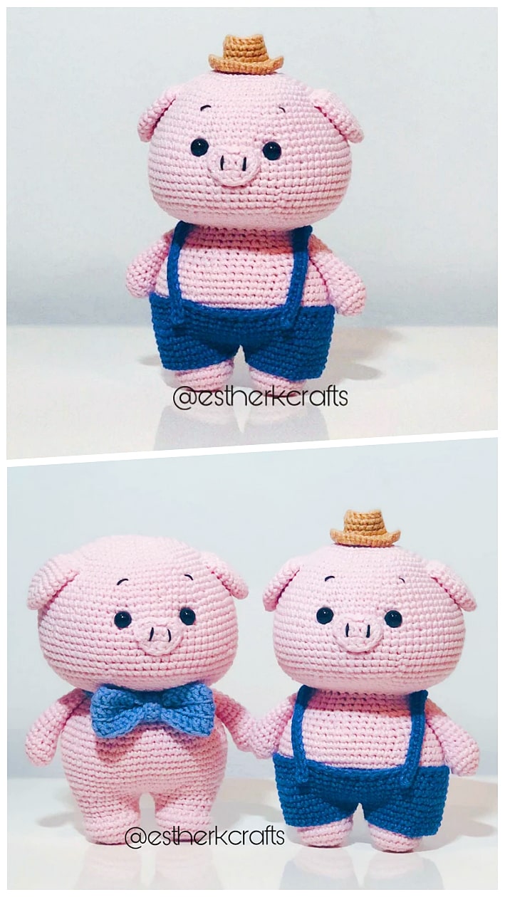 Amigurumi Cute Pig Crochet Free Pattern – Handmadecraft