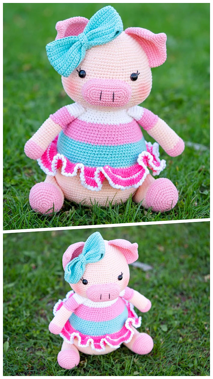 Amigurumi Cute Pig Crochet Free Pattern – Handmadecraft