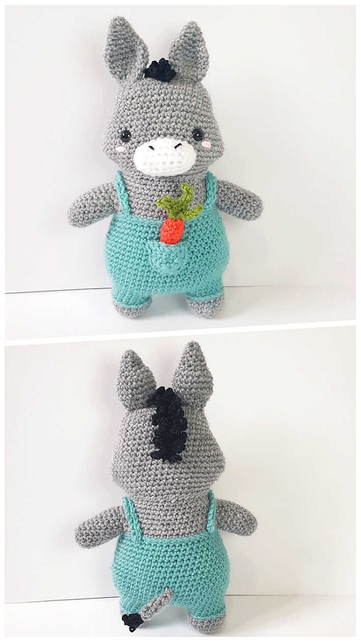 Amigurumi Free Crochet Donkey Pattern – Handmadecraft