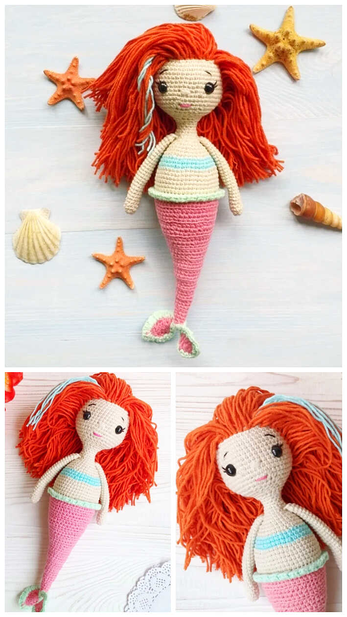 Amigurumi Mermaid Free Crochet Pattern – Handmadecraft