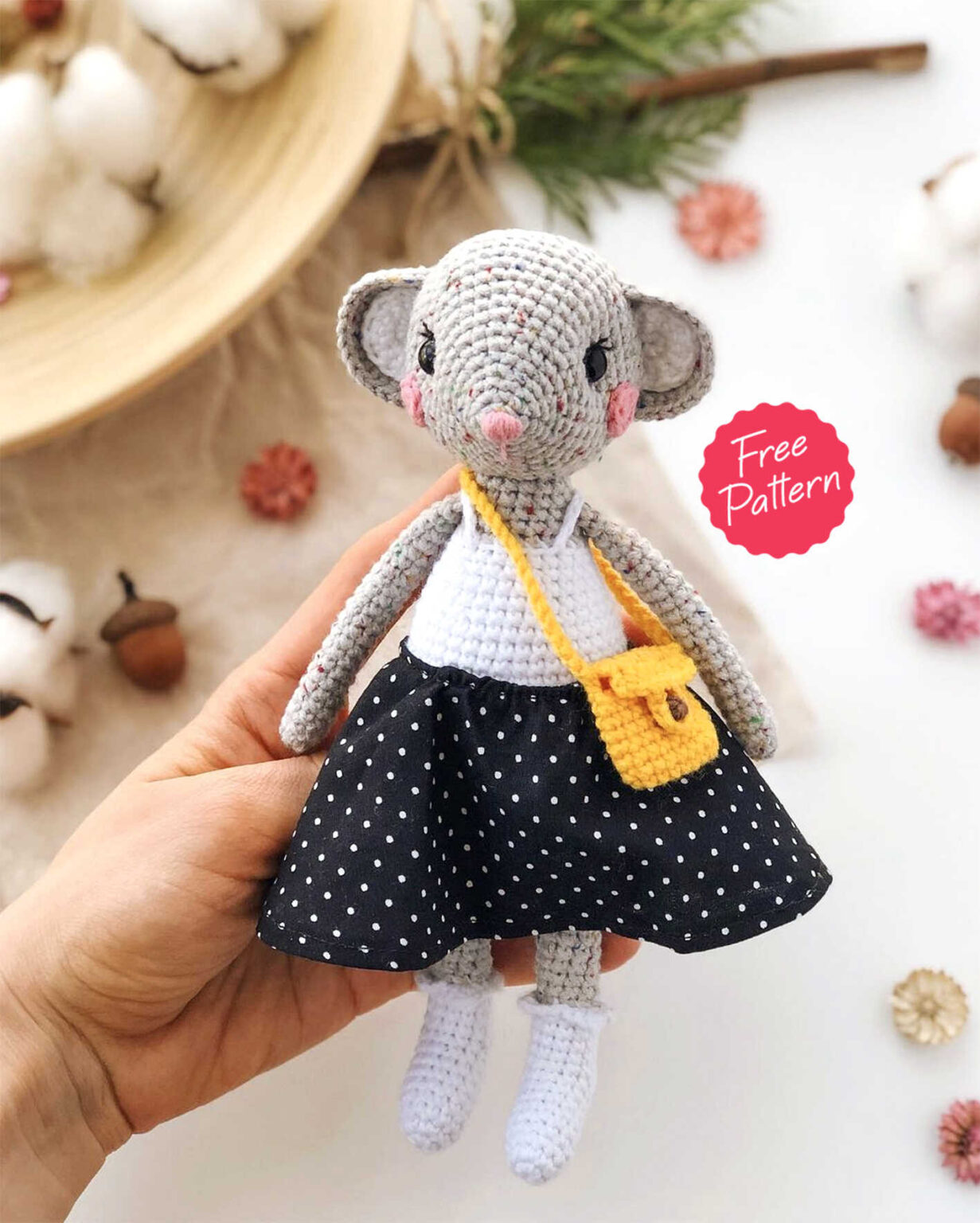 Amigurumi Mouse Crochet Free Pattern – Handmadecraft