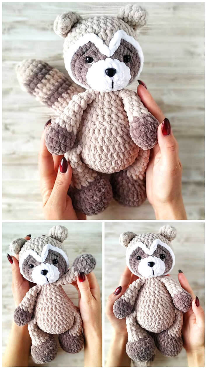 Amigurumi Raccoon Crochet Free Pattern – Handmadecraft
