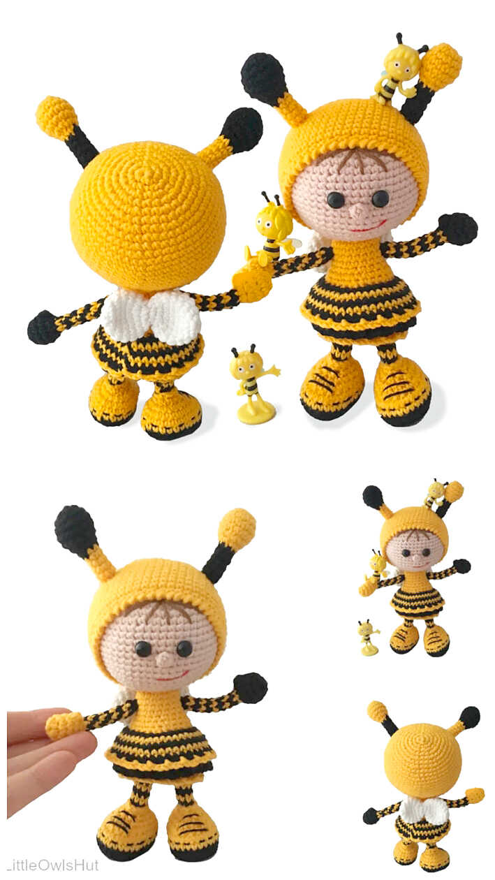 Bee Amigurumi Crochet Free Pattern – Handmadecraft
