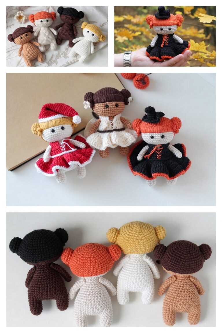 Amigurumi Cute Doll Crochet Free Pattern – Handmadecraft