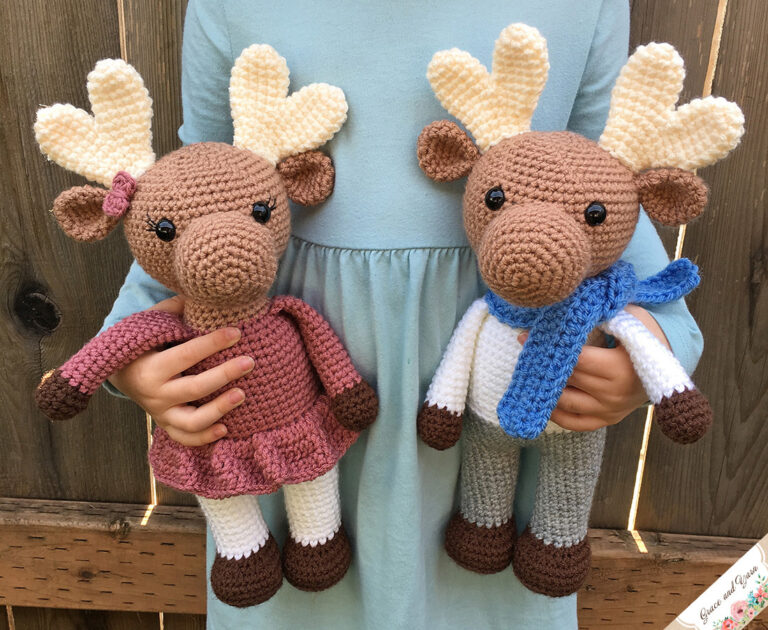 Amigurumi Free Crochet Moose Pattern – Handmadecraft