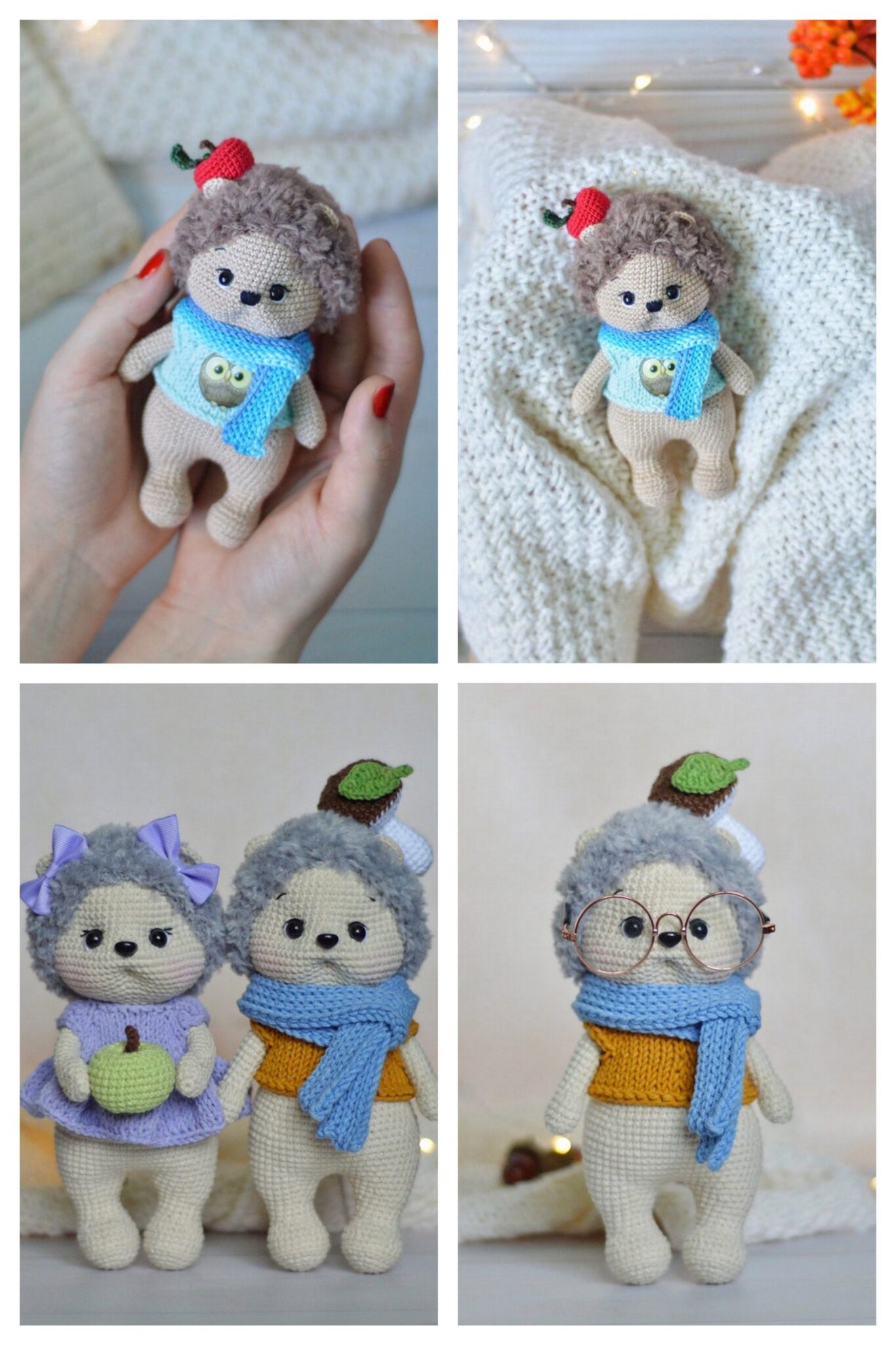 Amigurumi Hedgehogs Crochet Free Pattern – Handmadecraft
