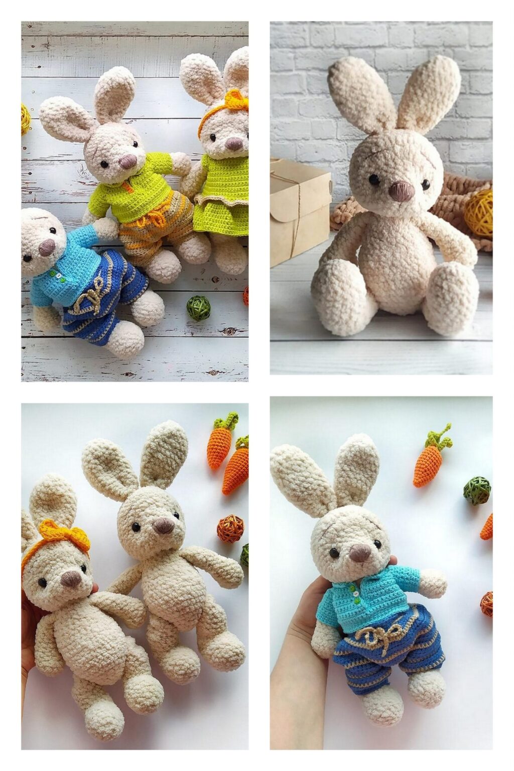 Amigurumi Jojo the Mailman Bunny Crochet Free Pattern – Handmadecraft
