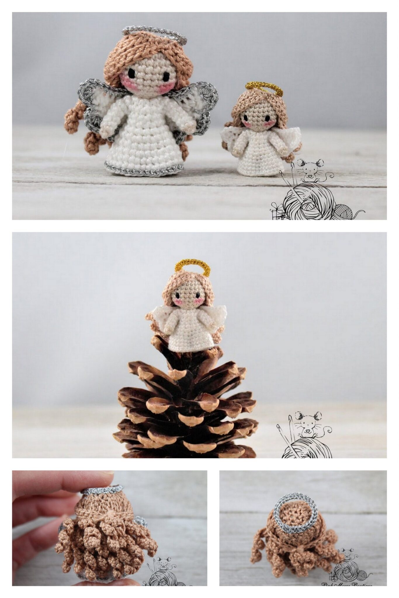 Amigurumi Mini Angel Crochet Free Pattern – Handmadecraft