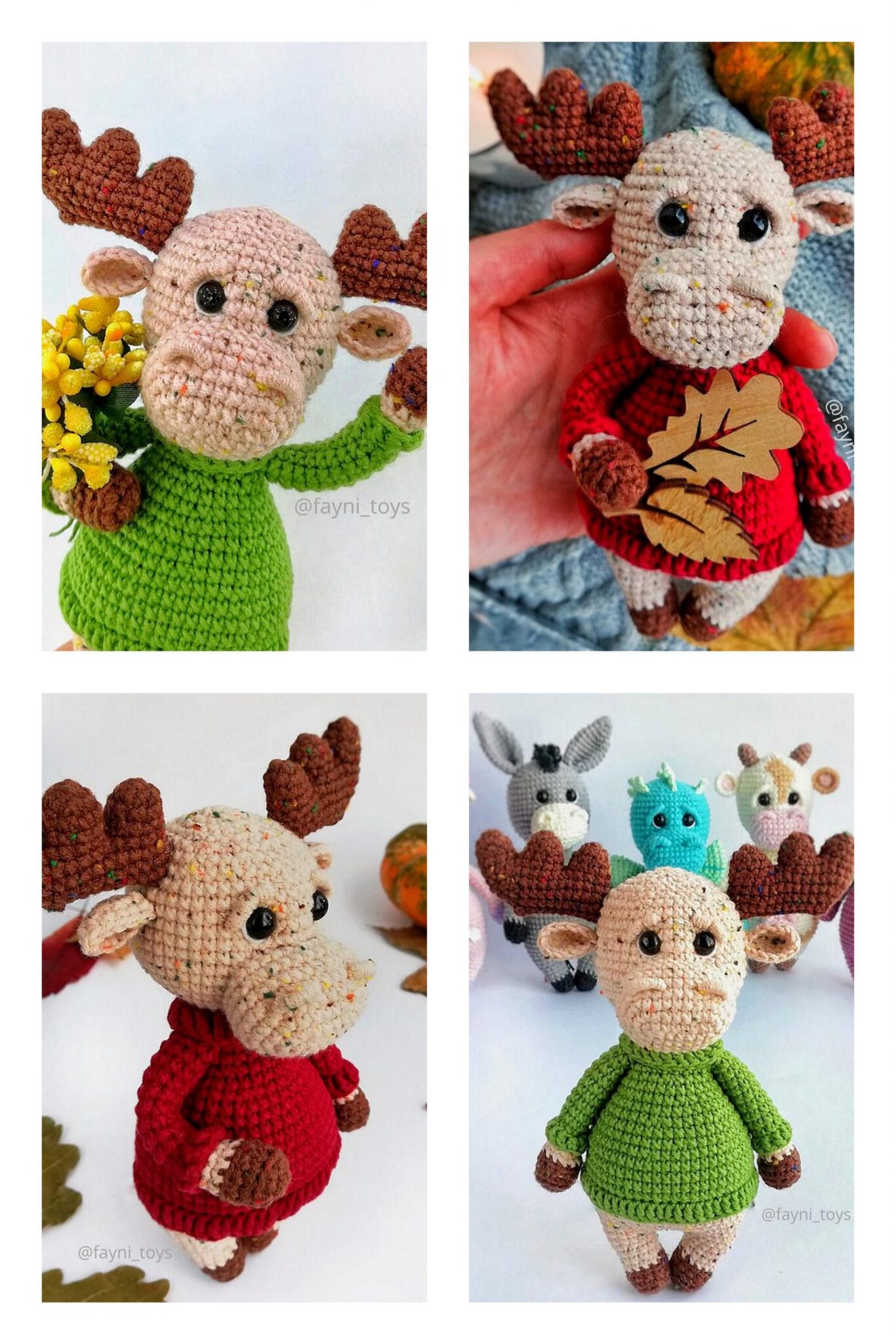 Amigurumi Moose Free Crochet Pattern – Handmadecraft