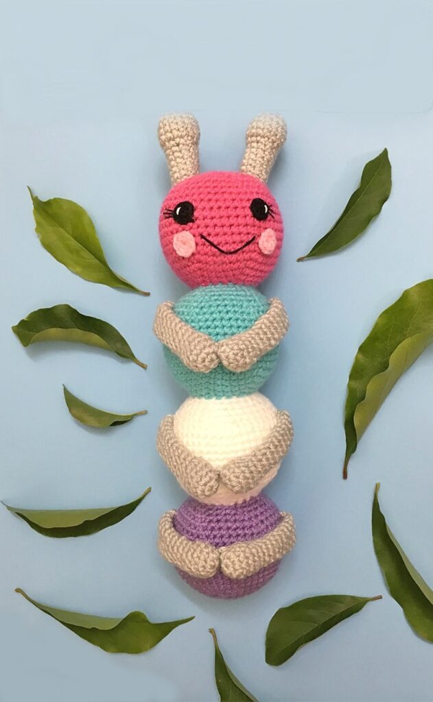 Amigurumi The Cuddly Caterpillar Free Crochet Pattern – Handmadecraft
