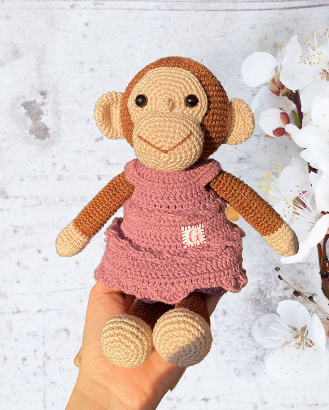 Amigurumi Cute Brown Monkey Pattern – Handmadecraft