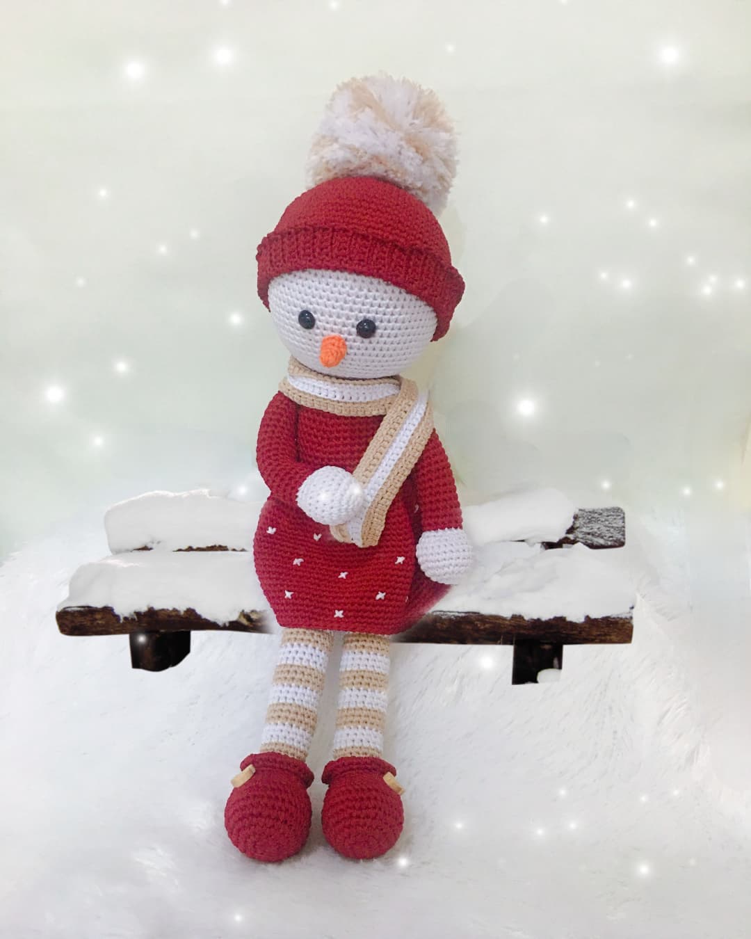 Amigurumi Cute Snowgirl Free Pattern – Handmadecraft