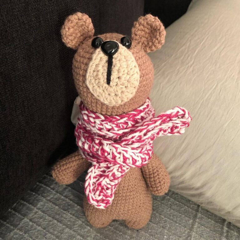 Amigurumi Crochet Bear With Hat Cute Pattern – Handmadecraft