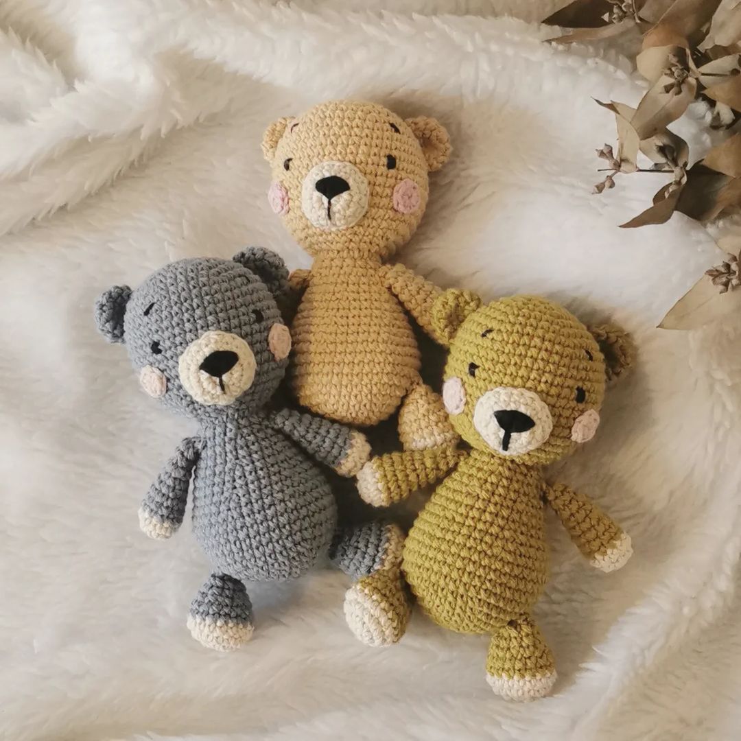 Amigurumi Crochet Bear With Hat Cute Pattern – Handmadecraft