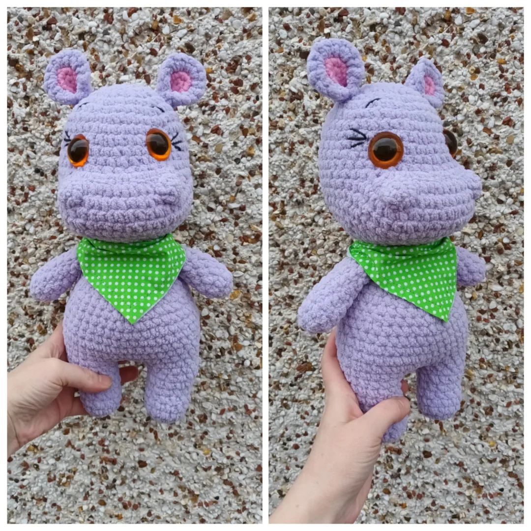 Amigurumi Cute Baby Blue Hippo Free Pattern – Handmadecraft
