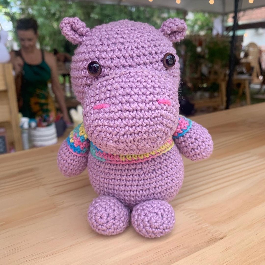 Amigurumi Cute Baby Blue Hippo Free Pattern – Handmadecraft