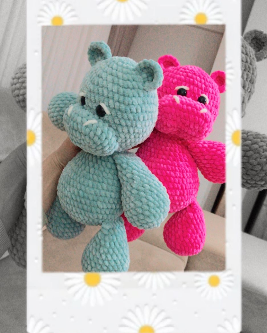 Amigurumi Cute Baby Blue Hippo Free Pattern – Handmadecraft
