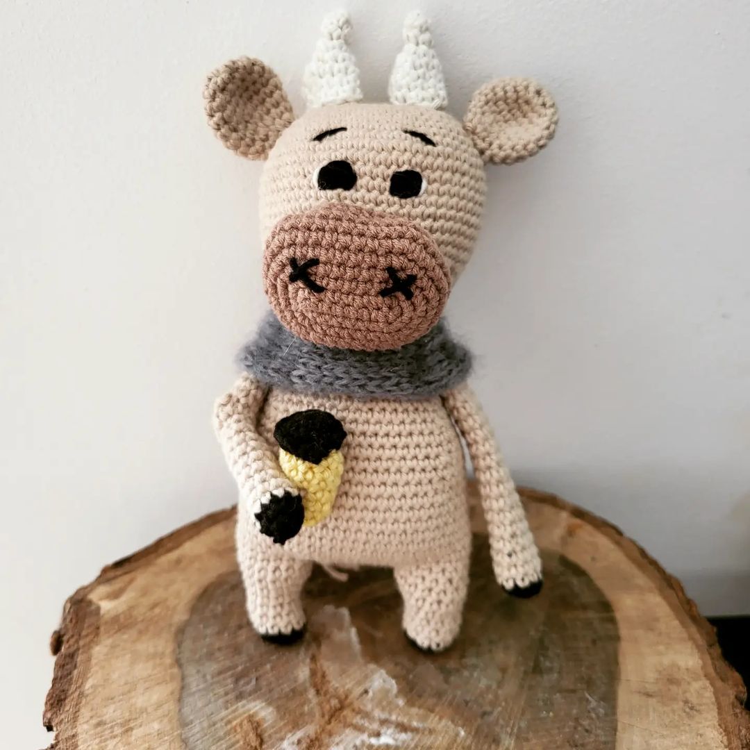 Amigurumi Cute Yellow Small Bull Free Pattern – Handmadecraft