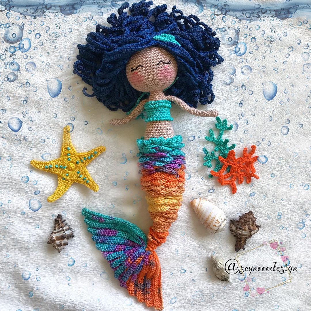 Amigurumi Cute Little Mermaid Free Pattern – Handmadecraft