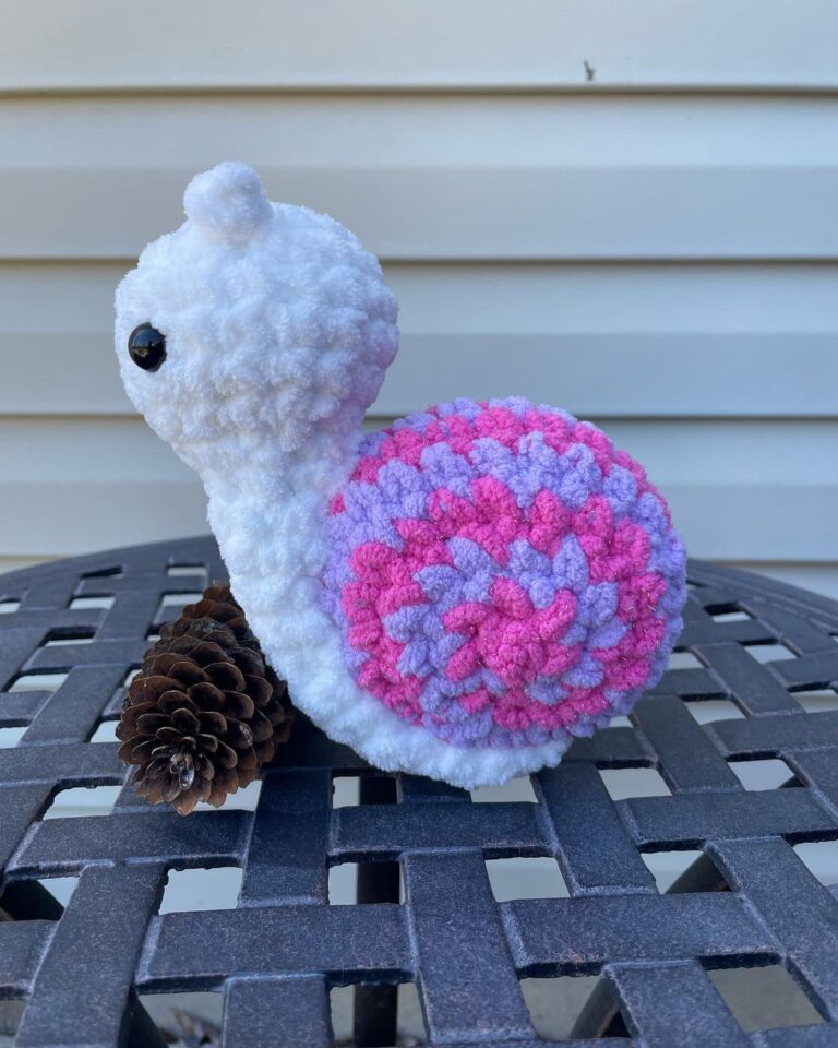 Amigurumi Cute Slings with a Snail Free Pattern – Handmadecraft