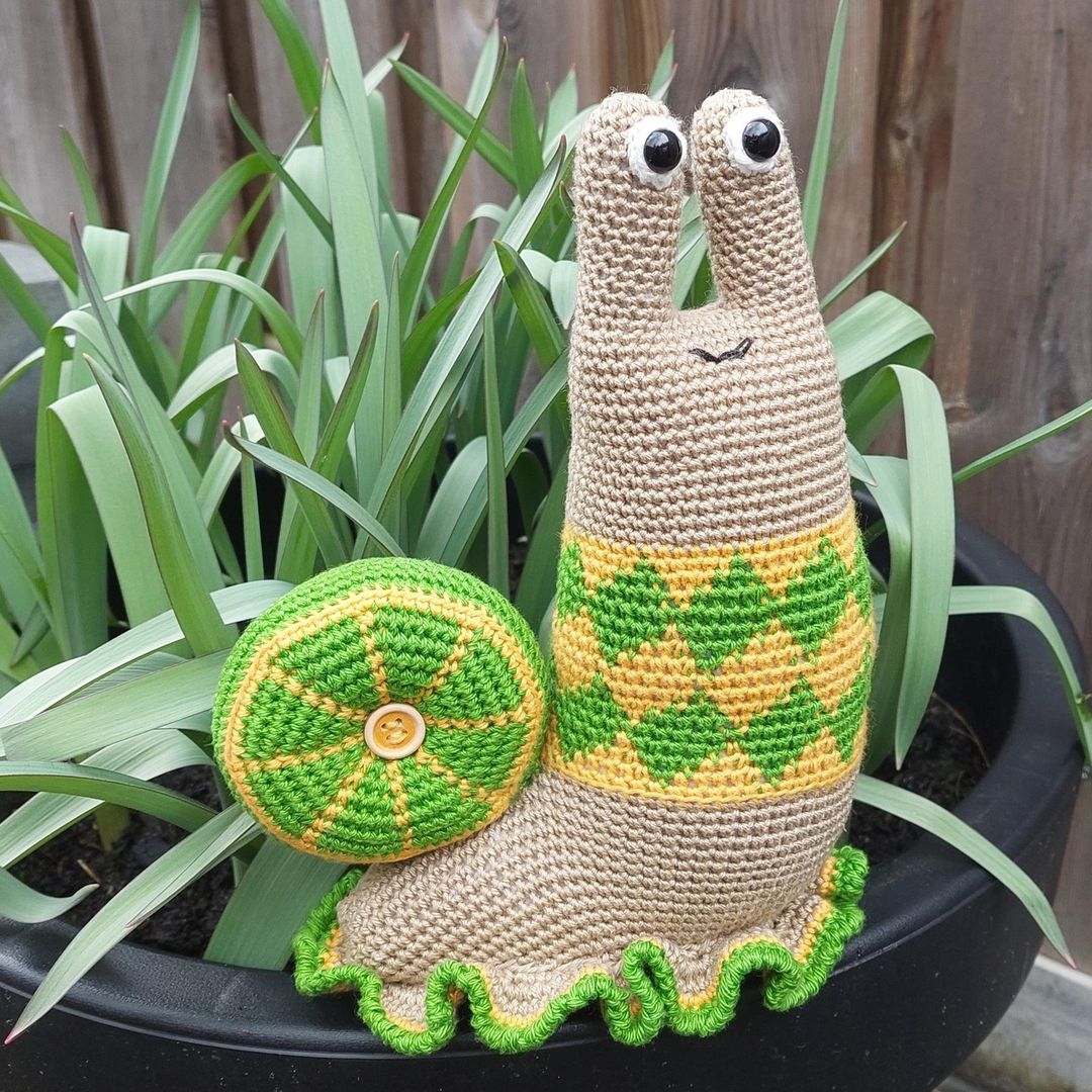 Amigurumi Cute Slings with a Snail Free Pattern – Handmadecraft